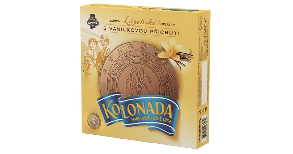 OPAVIA Kolonáda Hagyományos vaníliás spa ostya 195 g | Pepita.hu