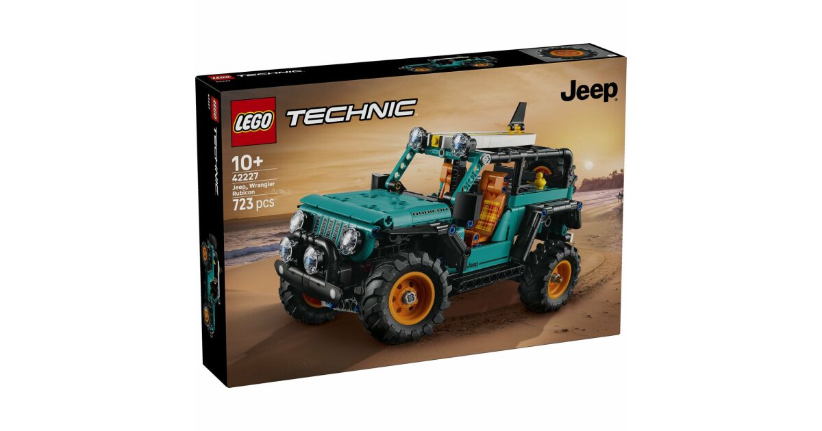LEGO Technic 42227 Jeep Wrangler Rubicon SUV 723 kusov | Pepita.com
