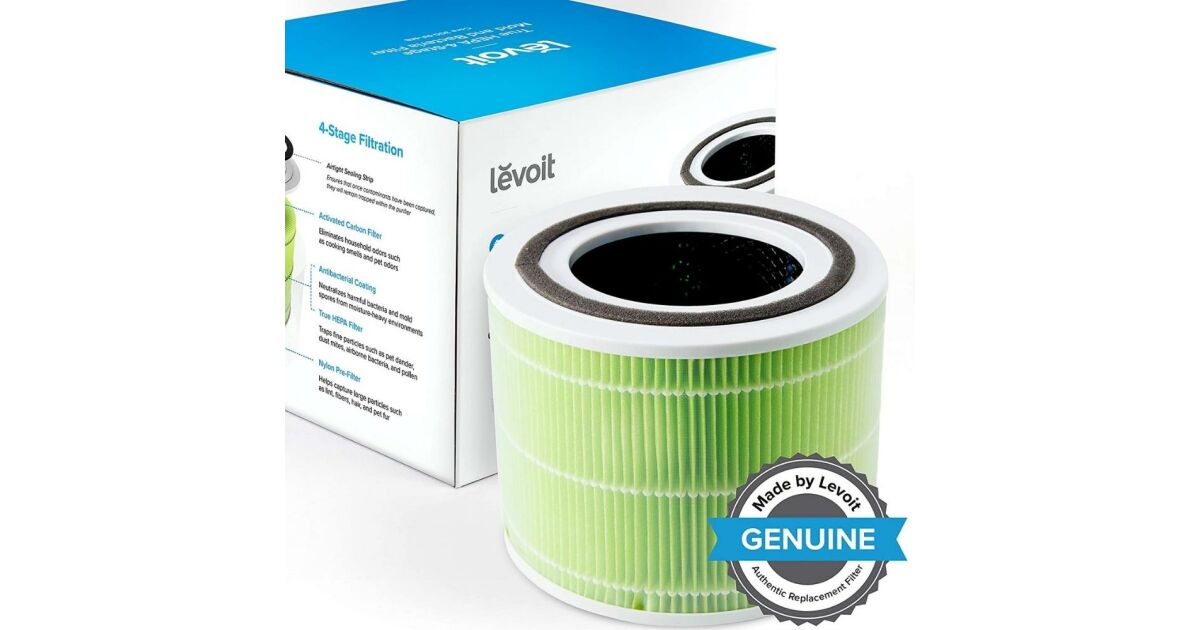 Levoit Core 300, Core P350 légporszűrő, penészre és baktériumokra, 3 az ...