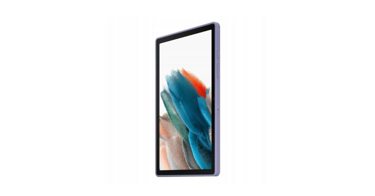 Samsung Clear Edge Galaxy Tab A8 gyári lila tablet tok (EF-QX200TVEGWW ...