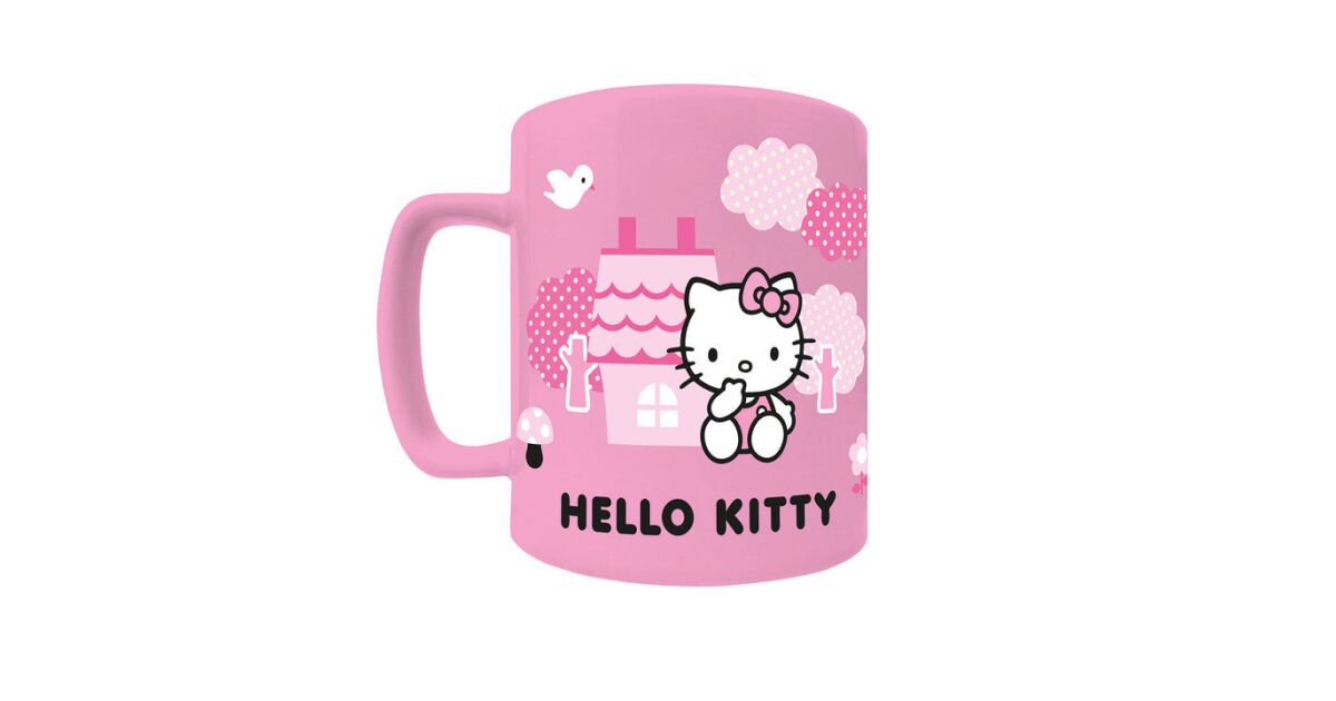 Pyramid Hello Kitty (Pink Bow) bolyhos bögre | Pepita.hu