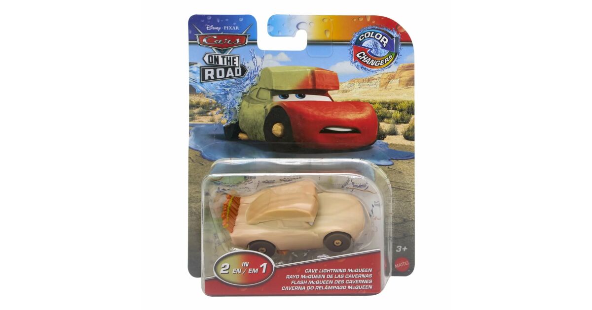 Cars masinuta cave fulger mcqueen cu culori schimbatoare | Pepita.com