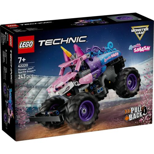 Lego technic monster jam sparkle smash cu motor cu arc 42220 | Pepita.com