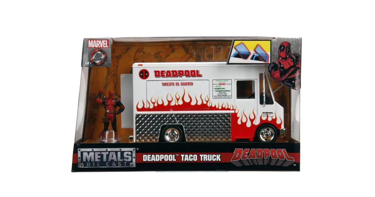 Jada marvel set camionul de mancare scara 1:24 si figurina metalica ...
