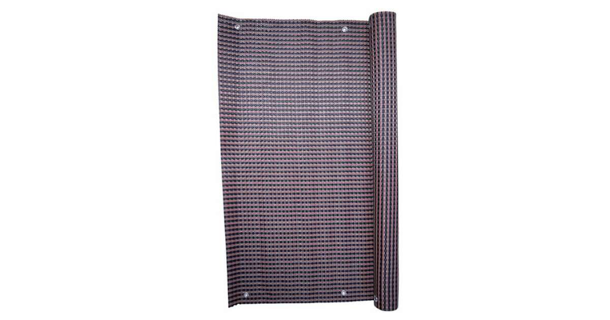 Strend pro Árnyékoló háló Polyratan77 0,9x3m 800g/m2 barna-fekete ...