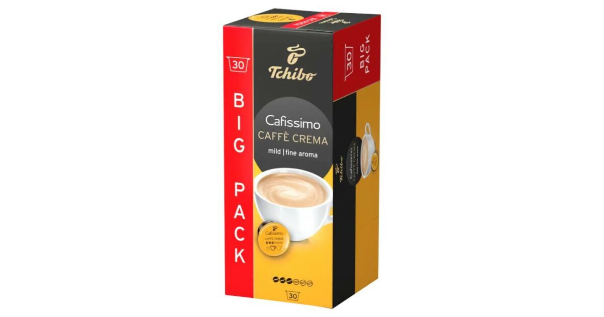 Kapsułka do kawy TCHIBO CAFISSIMO CAFFE CREMA FINE AROMA 30 szt ...