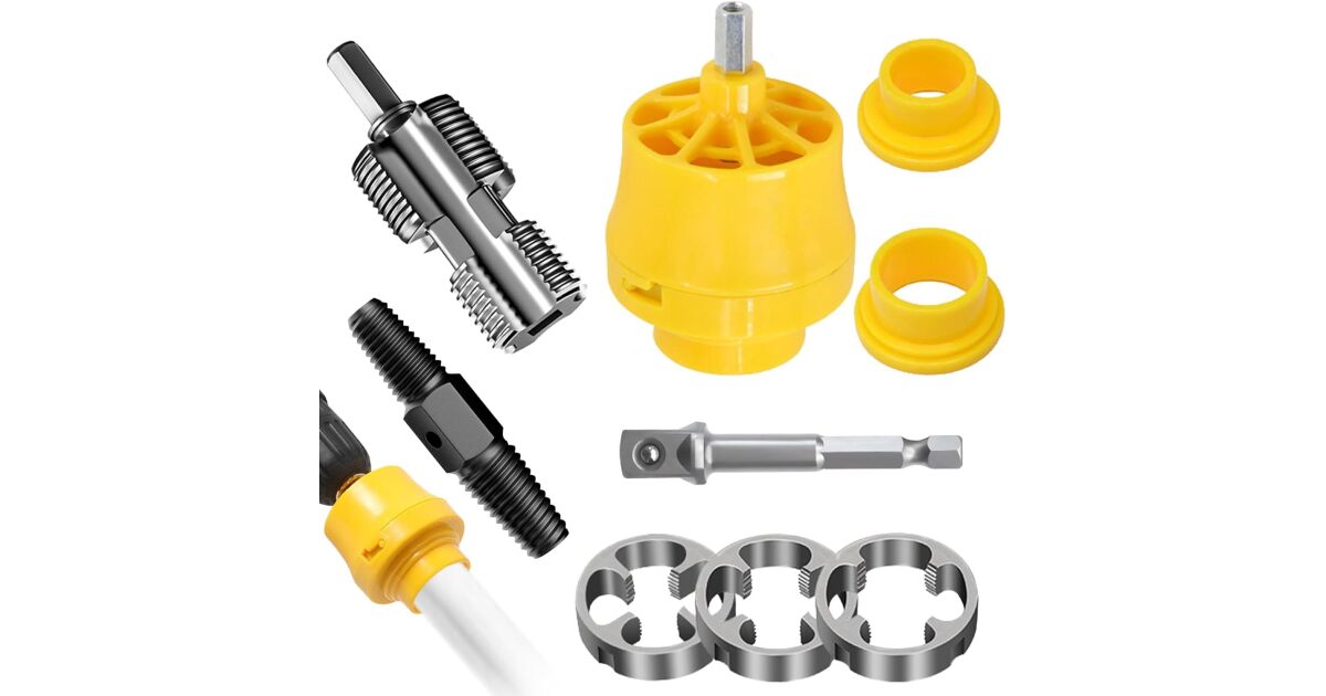 Onuvio® - Kit de filetare și fitinguri filetate pentru țevi PPR/PVC ...
