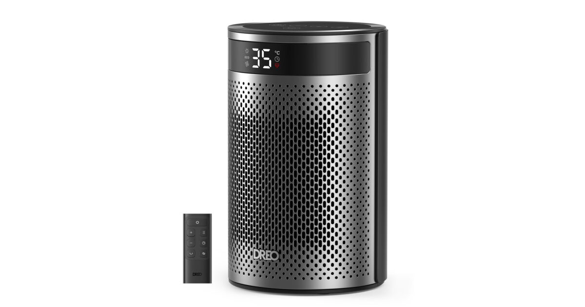 Kerámia fűtőtest Dreo Atom 416, 1500W, Termostattal, 12 órás időzítővel ...