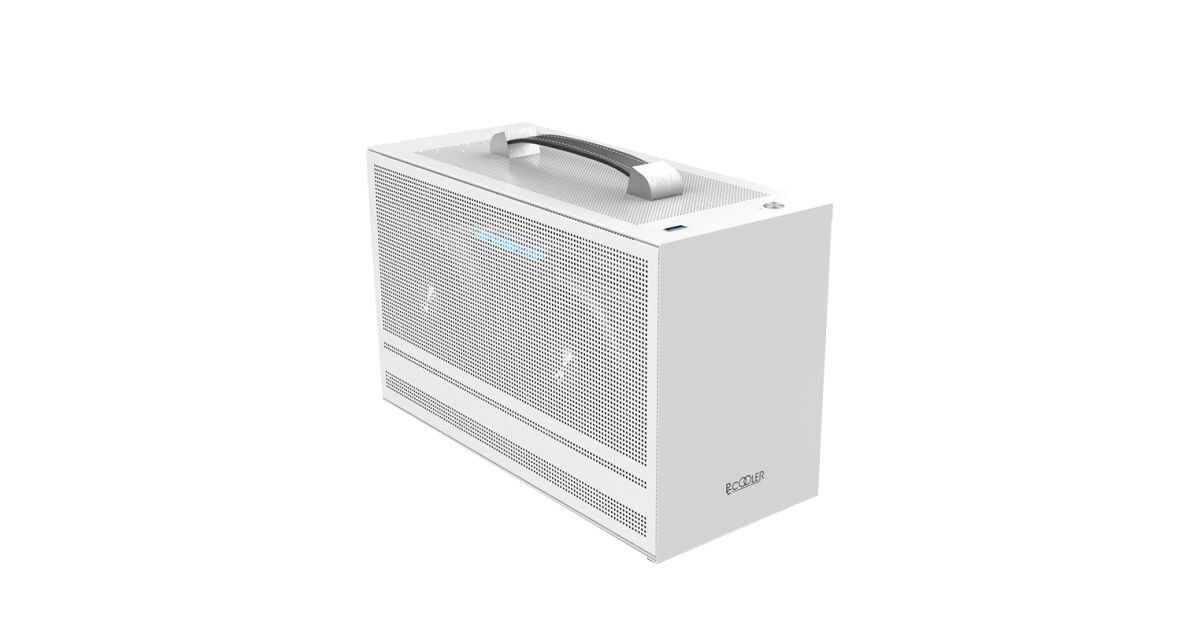 CARCASA PCCOOLER, Mini Tower, ITX, fara sursa, fereastra laterala tip ...
