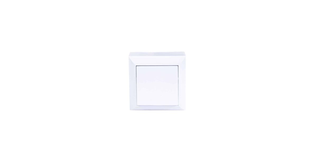 Intrerupator simplu cap scara, 250V, dimensiuni 65x65x40 mm, culoare ...