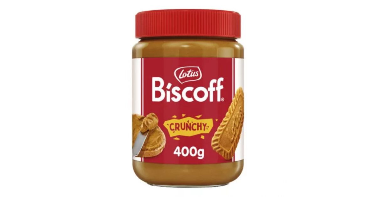 Lotus Biscoff Crunchy krem do smarowania 380 g z kawałkami ciasteczek ...