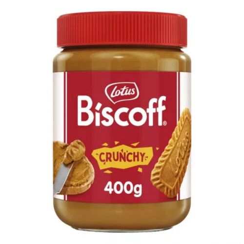 Lotus Biscoff Crunchy krem do smarowania 380 g z kawałkami ciasteczek ...