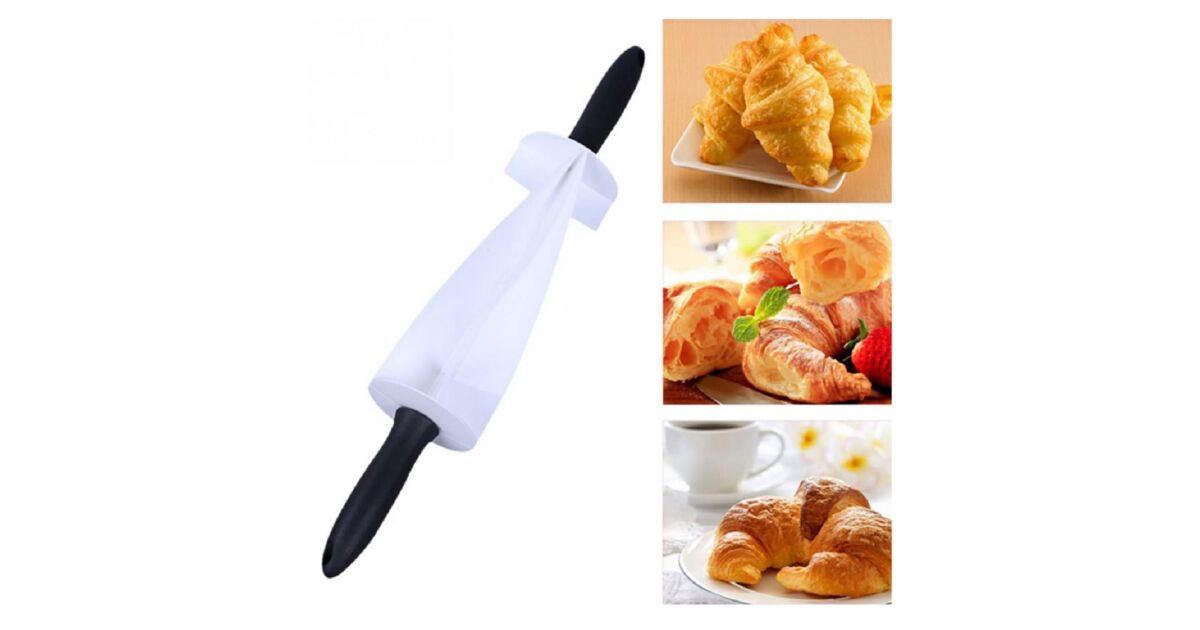Praktikus - műanyagból készült, croissant vágó henger - 100 x 170 mm ...