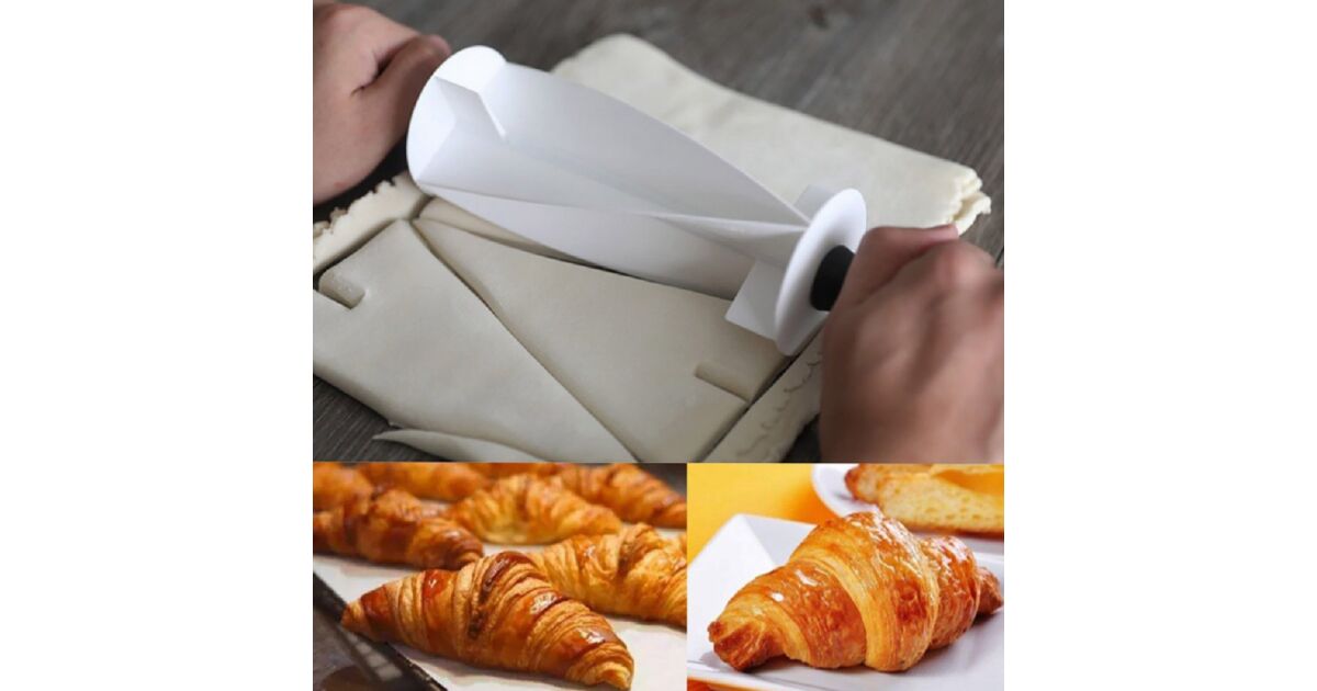 Praktikus - műanyagból készült, croissant vágó henger - 100 x 170 mm ...