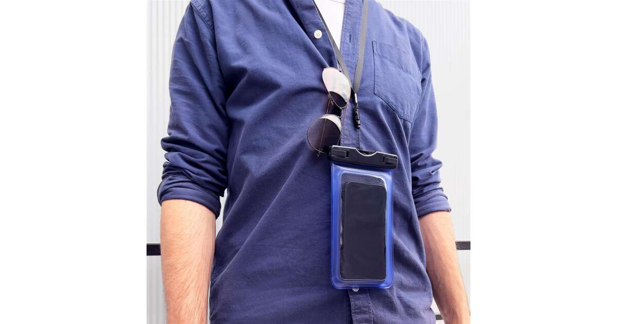 Vízálló telefon táska tasak sárga tok | Pepita.hu