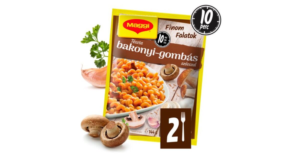 MAGGI PASTĂ DE MINUTĂ CU CIUPERCILE BAKONYI 144G | Pepita.com