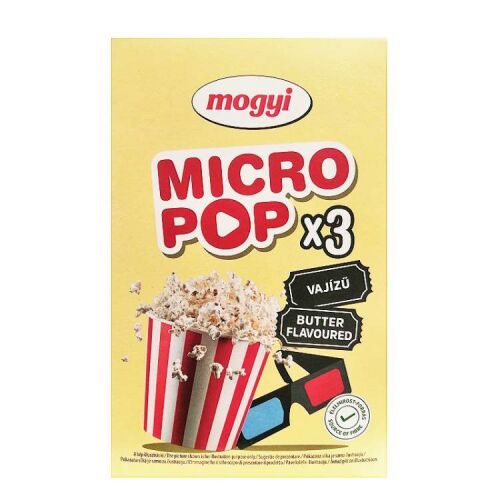 MOGYI MICRO POPCORN SLANÉ 3X100G | Pepita.com