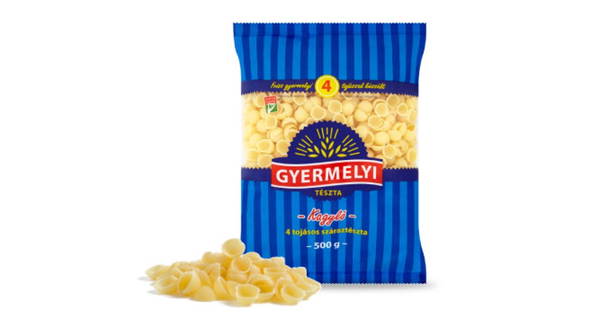 Makaron GYERMELYI Muszelki 4 jajeczne 500g | Pepita.com
