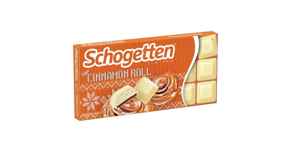 SCHOGETTEN CIOCOLATĂ ALBĂ CU CINĂ 100G | Pepita.com