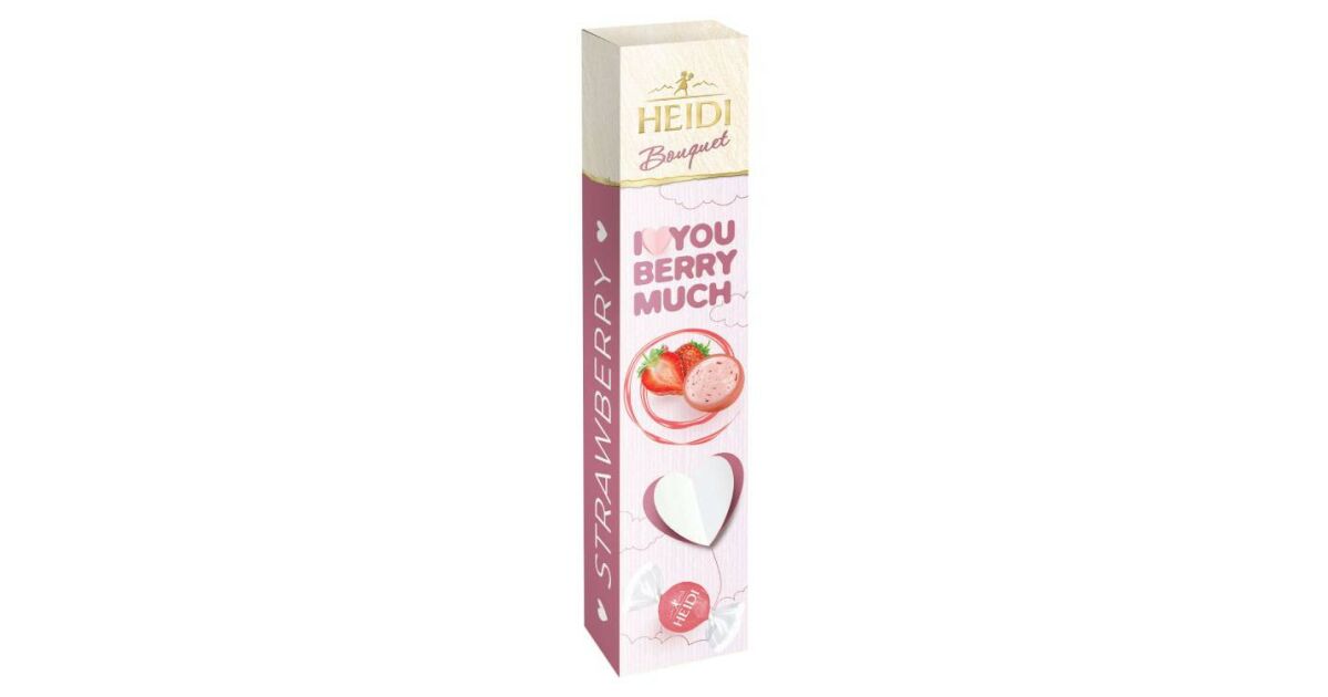 HEIDI PRALINÉ ZAWIERAJĄCA TRUSKAWKI 70G | Pepita.com