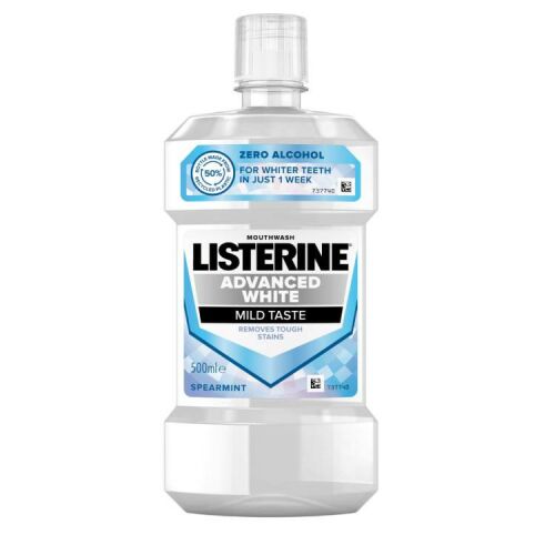 LISTERINE MUNDSPEI ADVANCED WHITE MILD TASTE 500ML | Pepita.com