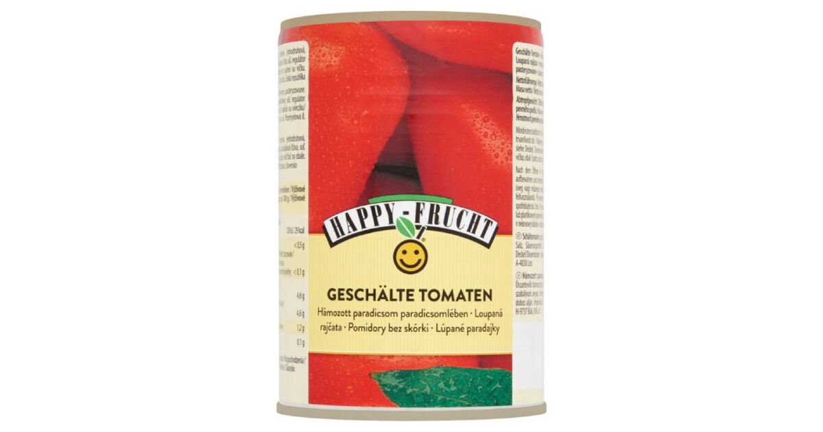 HAPPY FRUCHT geschälte Tomaten 400g | Pepita.com