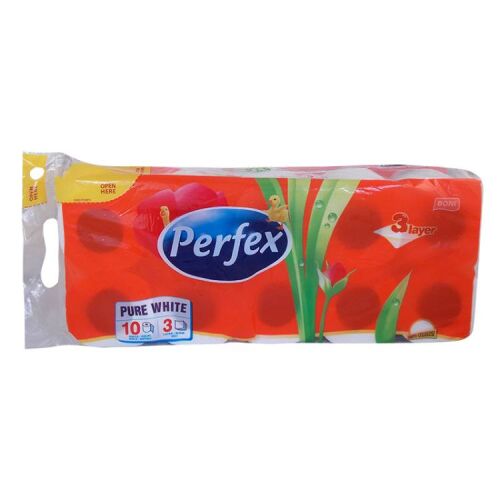 PERFEX BONI WC-PAPIR 3-LAGIG 10 ROLLEN | Pepita.com