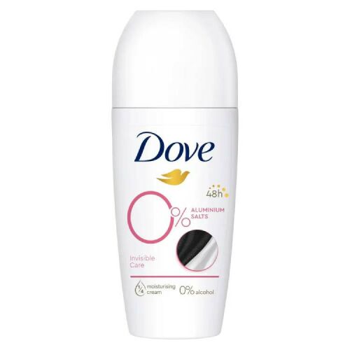 Deodorant Dove Deo Roll 0% Alu Invisible Care 50Ml | Pepita.com