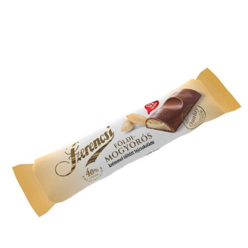 Bucată de ciocolată cu lapte și arahide Szerencsi 19g | Pepita.com