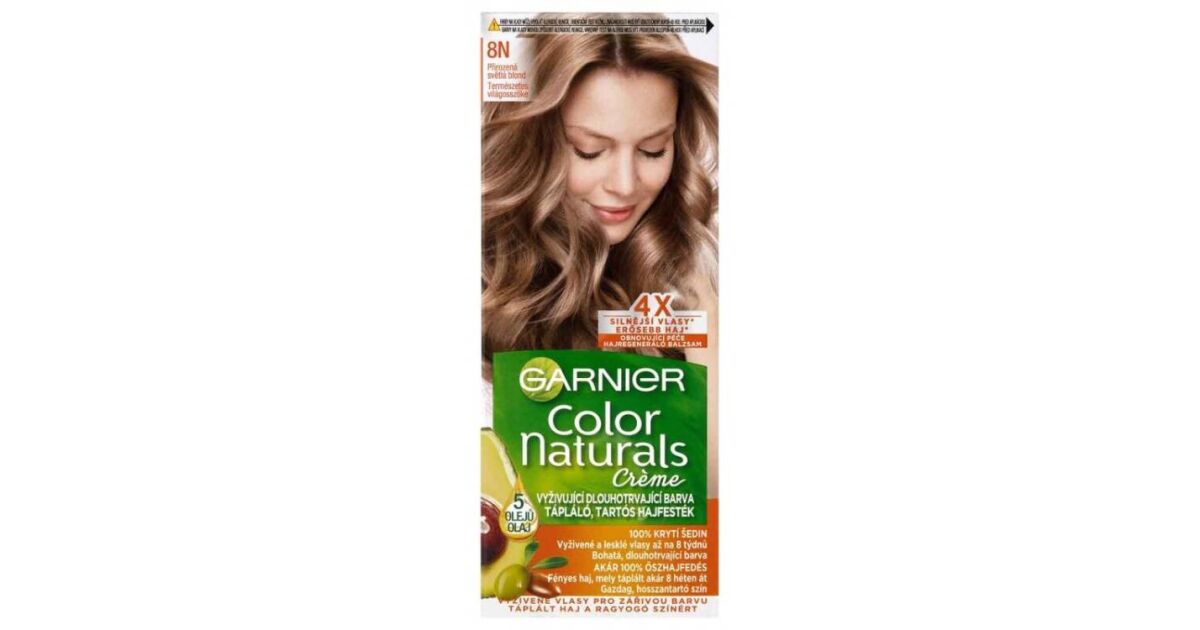 Vopsea de par, Garnier, Color Naturals, 8N | Pepita.com