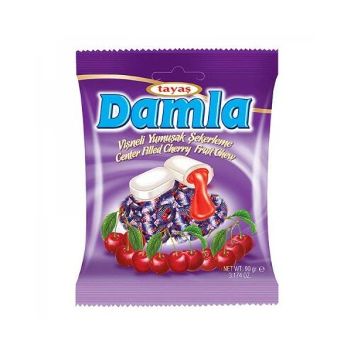 DAMLA Cukierki nadziewane wiśniowe 90G | Pepita.com