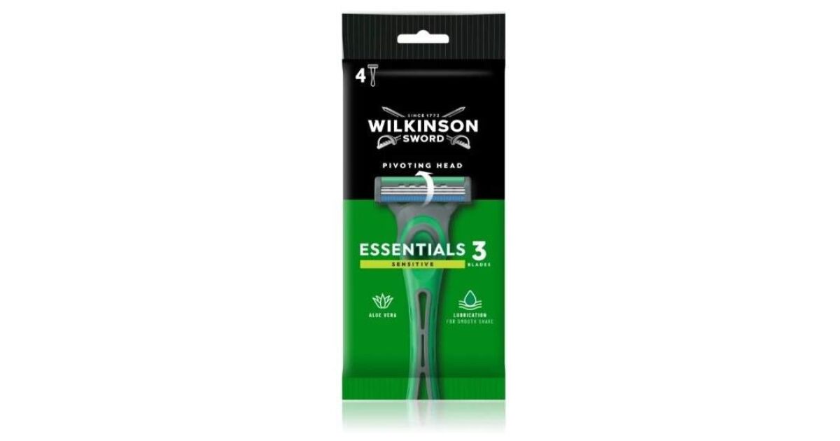 WILKINSON ESSENTIALS 3 SENSITIVE 4DB | Pepita.com