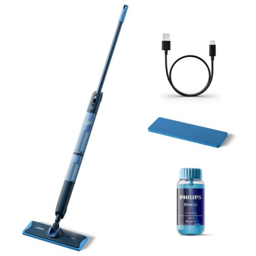 Mop electric Philips OneUp 5000 XV5113/01, 2Ah, 70 minute, 50m2, 281/ ...