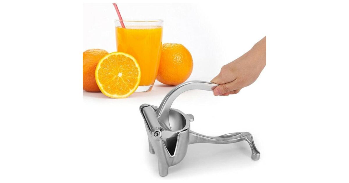 Gyümölcscentrifuga, citrusfélék, robusztus kézi prés, könnyű mosás ...