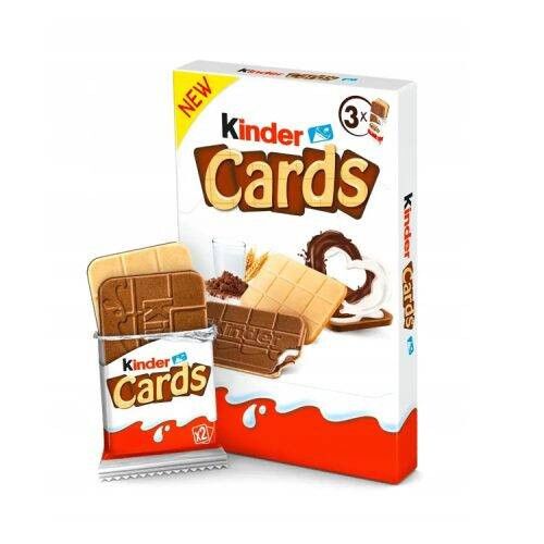 KINDER CARDS ČOKOLÁDA 3KS 76,8G | Pepita.com