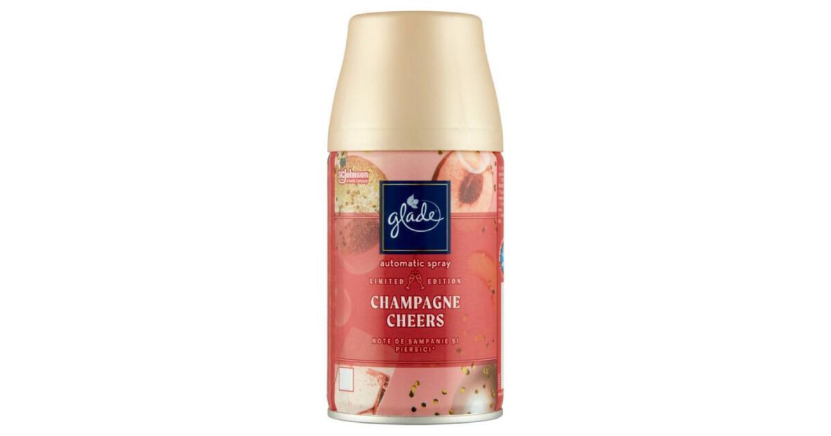 GLADE AUTOMATISCHER LUFTFRISCHHALTER NACHFÜLLUNG CHAMPAGNE CHEERS 269 ...