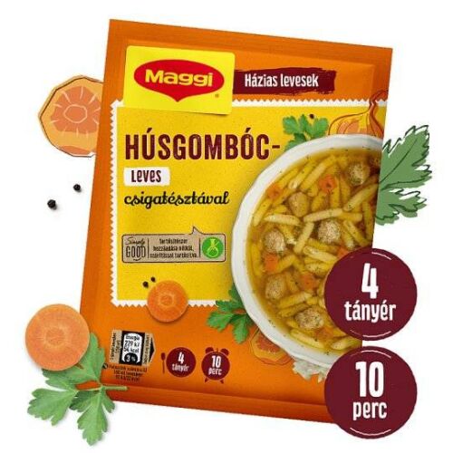MAGGI ZUPA KULCZKI MIĘSNE Z MAKARONEM ŚLIMACZKIEM 62G | Pepita.com