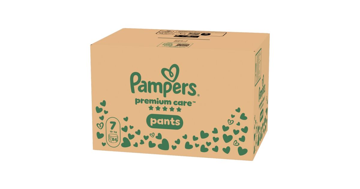 Pampers Premium Care Scutece chiloțel 15kg+ Junior 7 (84 buc) | Pepita.com