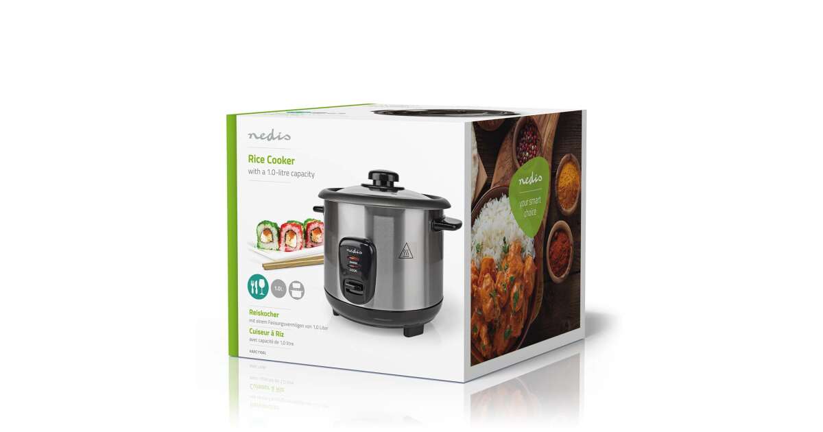Rizsfőző | 1 l | 400 W | Tapadásmentes bevonat | Kivehető tál ...