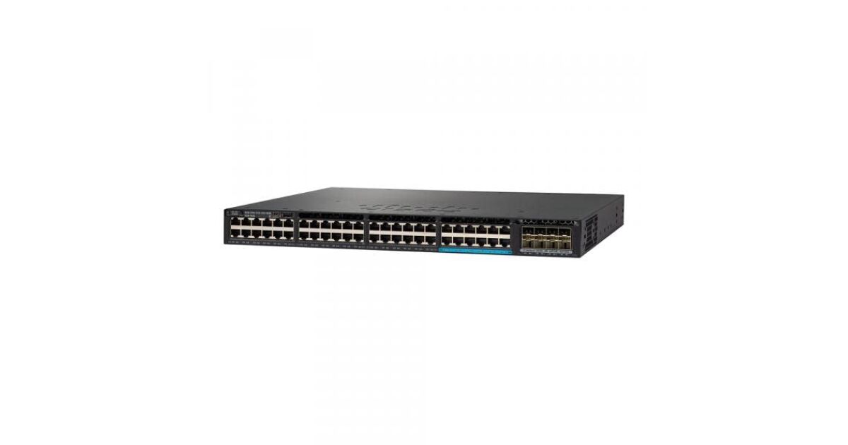 Cisco Catalyst 3650-12X48FD-L, 12xmGig, 48p, PoE+, 2x10G Prepínač ...