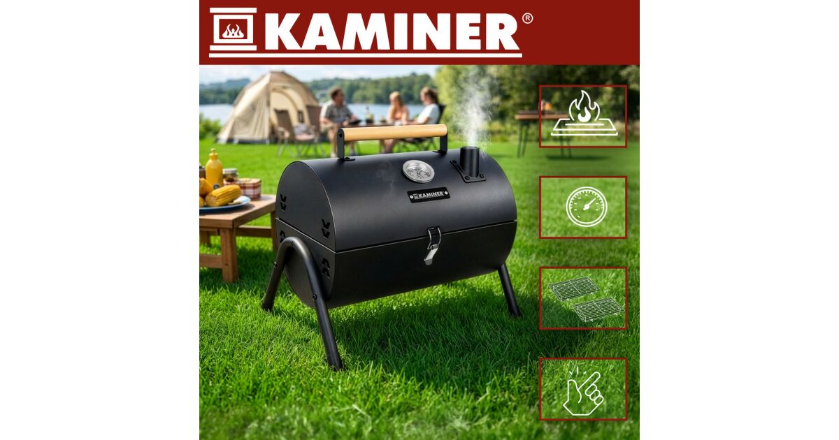 Kaminer záhradný turistický gril 38x30x40cm | Pepita.com