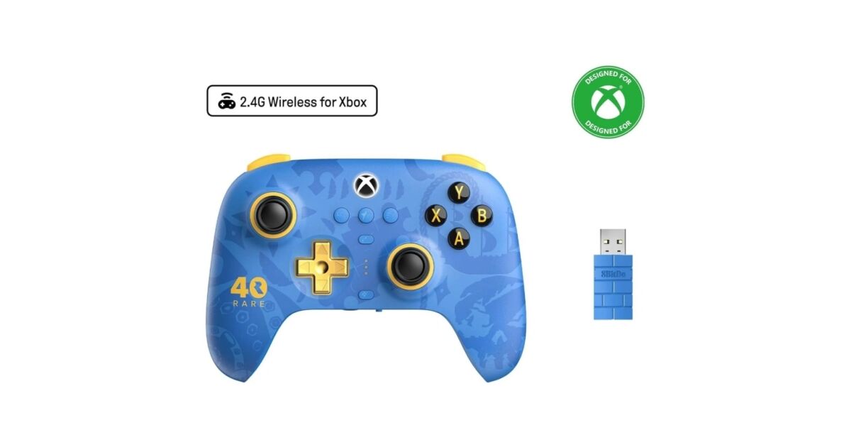 8Bitdo Ultimate, 3 moduri, Xbox Series X|S, Xbox One, PC, mobil, Hall ...