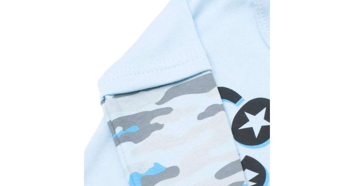 New Baby Baba kézeslábas New Baby With Love kék 9-12 hó (80 cm) | Pepita.hu