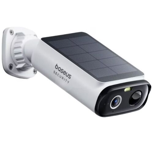 Solarüberwachungskamera Baseus S1 Lite, 2K, Farb-Nachtsicht, IP67, weiß ...
