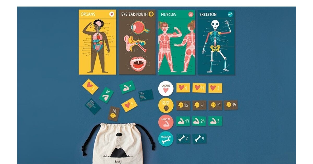 Joc educativ Londji, Corpul uman - în limba maghiară (Oktatási játék ...