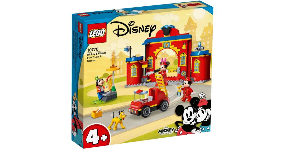 LEGO® (10776) Disney™ - Mickey és barátai tűzoltóság és tűzoltóautó ...