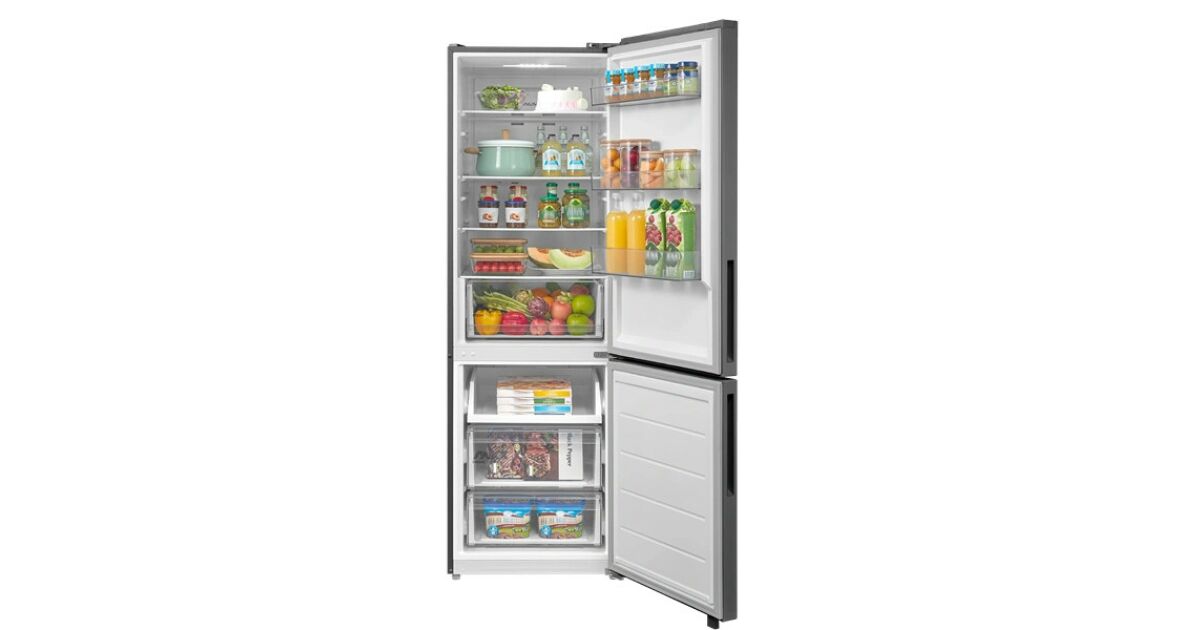 Midea MDRB548MME46 Space master inox, mraznička dole, chladnička: 271 l ...