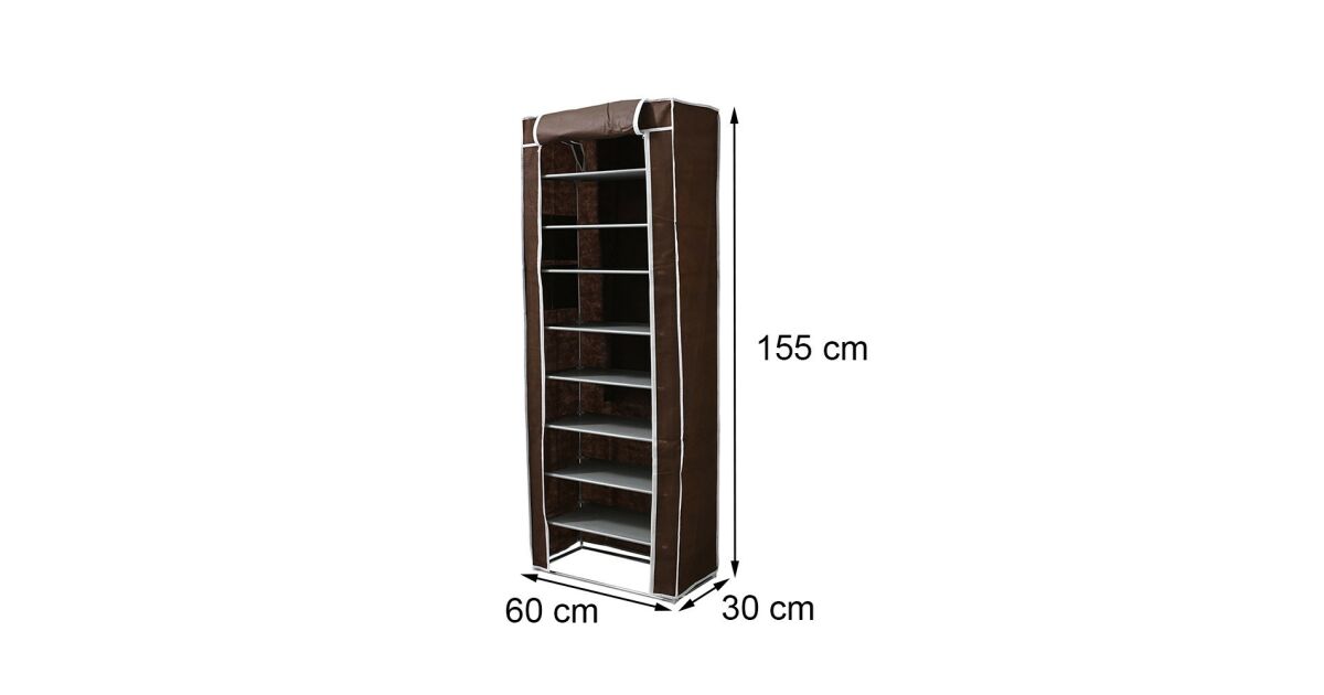 Dulap pentru pantofi LCSZ-02 maro | Pepita.com