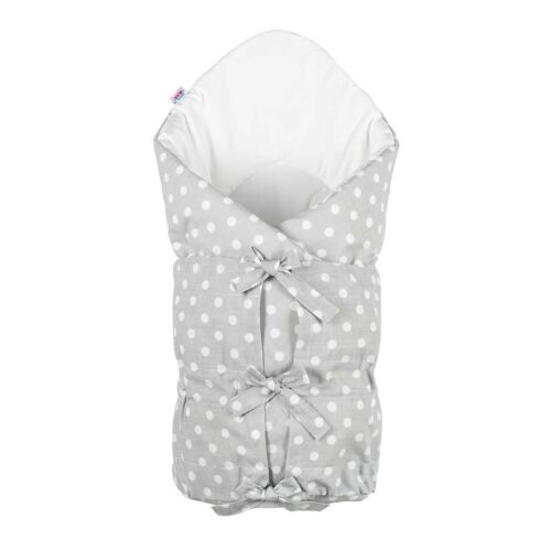 Șal clasic New Baby gri cu buline | Pepita.com