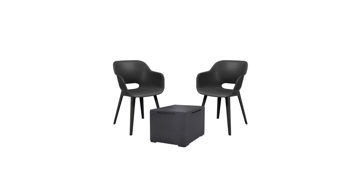 Set de mobilier de grădină Akola pentru balcon cu masă Vigo | Pepita.com
